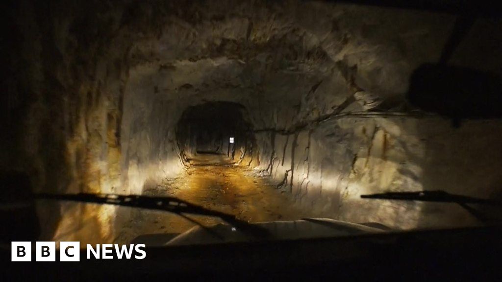 What's it like to go down a disused 400-year-old tin mine? - BBC News