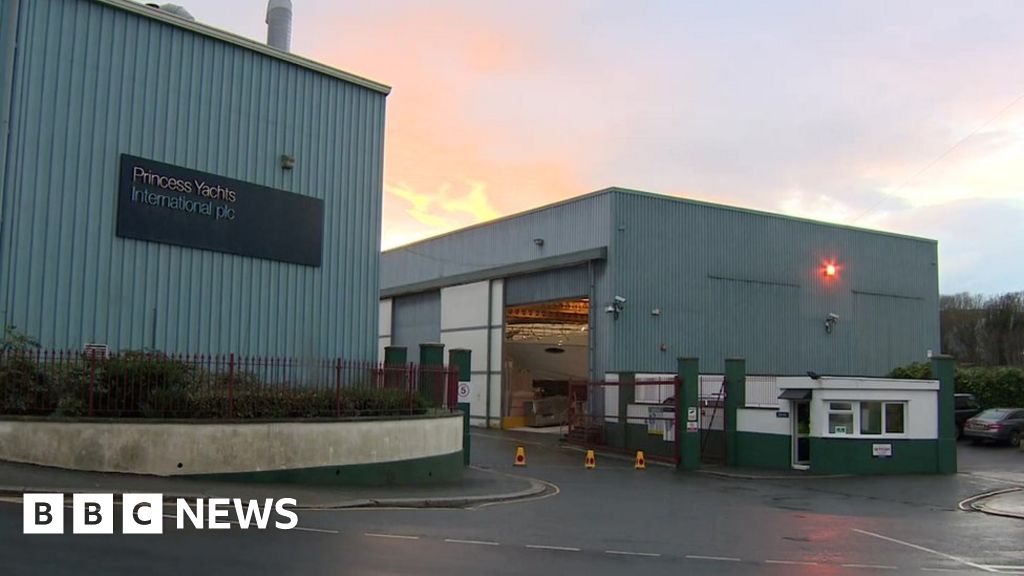 Princess Yachts in Plymouth to cut 350 jobs - BBC News
