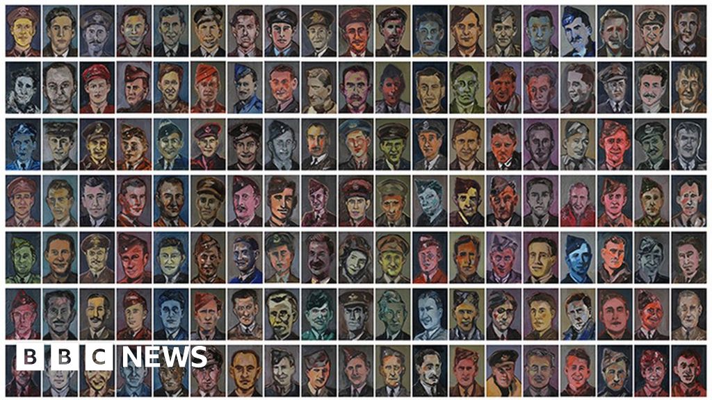 Dambusters heroes' pictures brought to life in Wales