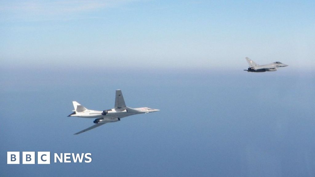 RAF fighter jets intercept Russian planes over North Sea - BBC News