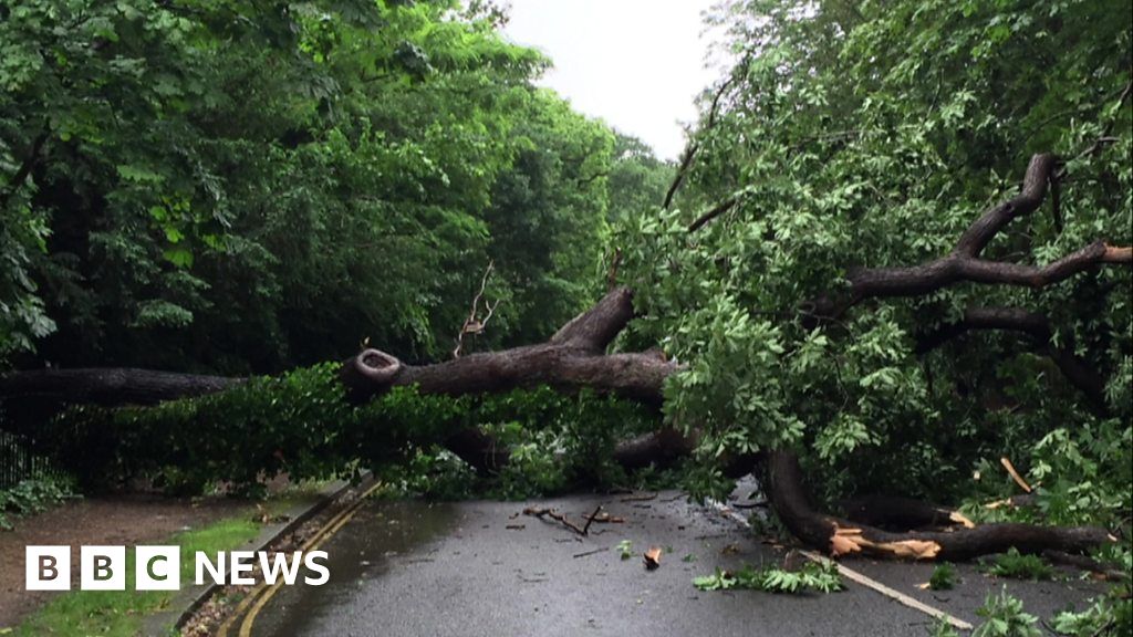 A storm caused floods and disruption across London and South East ...