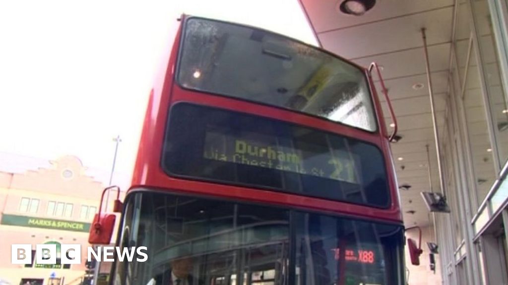 North East buses cancelled over driver shortage - BBC News