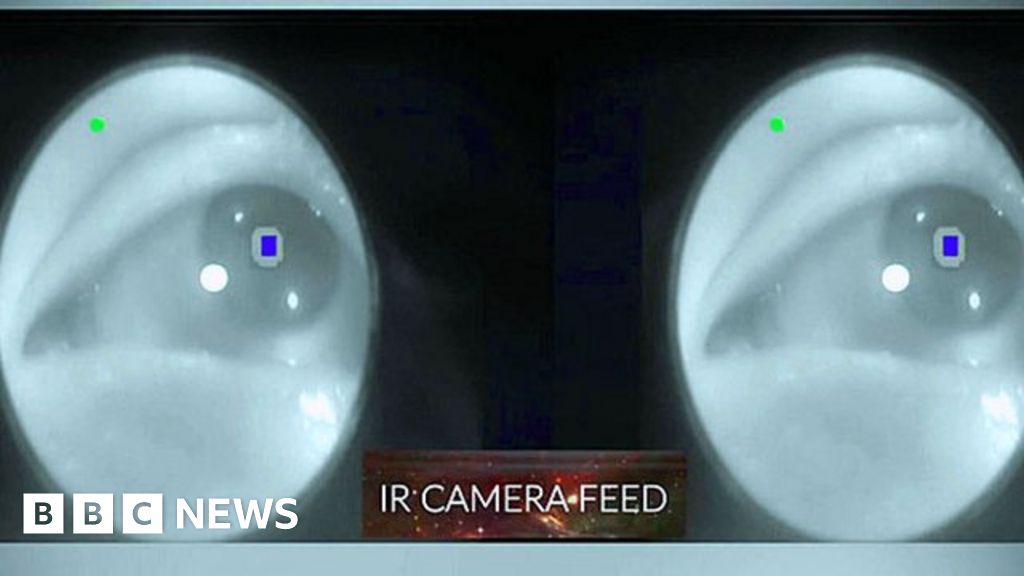 Shooting lasers from your eyes to make VR more real - BBC News