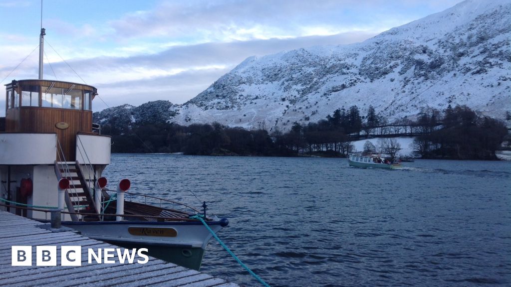 Ullswater flood-hit pleasure boats back on lake - BBC News