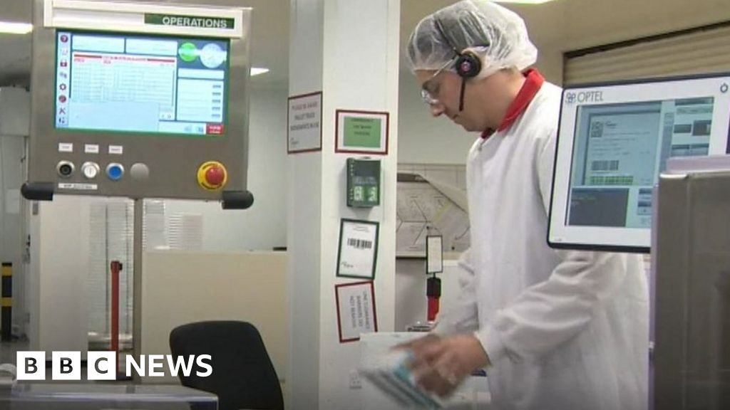 The Liverpool factory making millions of flu jabs - BBC News