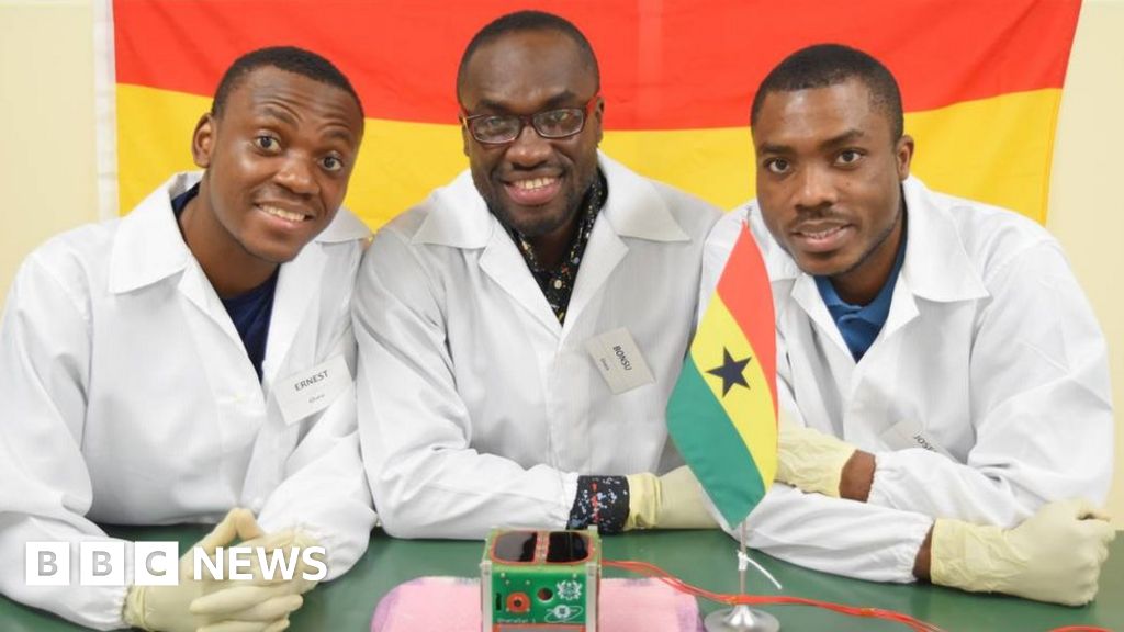 Ghana launches its first satellite into space - BBC News