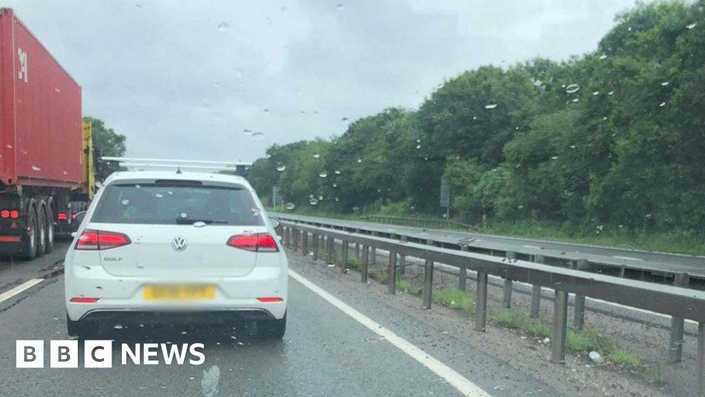 Essex A12 Crash Man Dies In Two Vehicle Collision Bbc News
