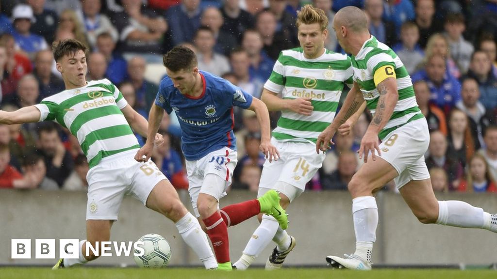 Linfield and Celtic fans enjoy historic Champions League occasion - BBC ...