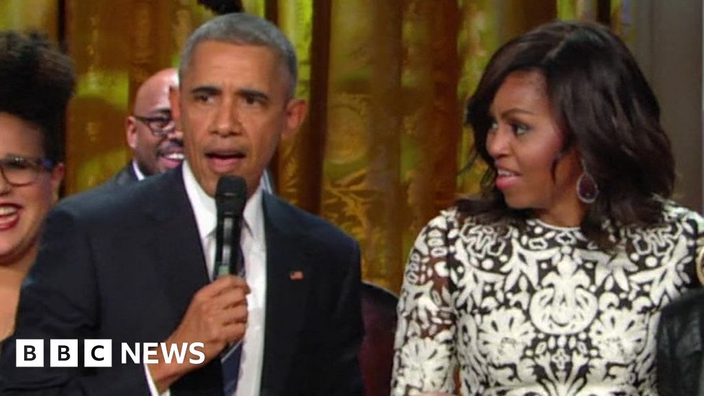 President Obama sings at Ray Charles tribute event - BBC News
