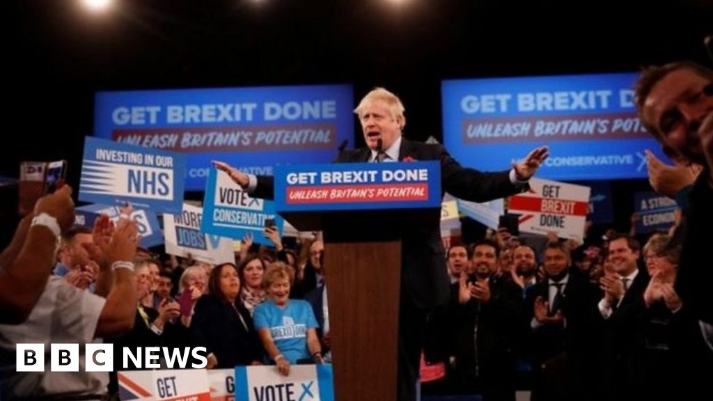 Johnson: 'Come with us to get Brexit done' - BBC News