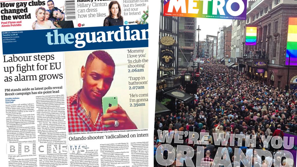 Newspaper headlines: Brexit 'boost' and Labour fightback - BBC News