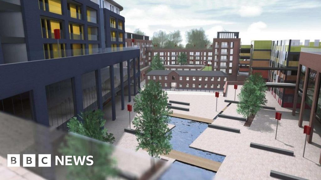 Work begins at multimillion-pound redevelopment in Worcester - BBC News