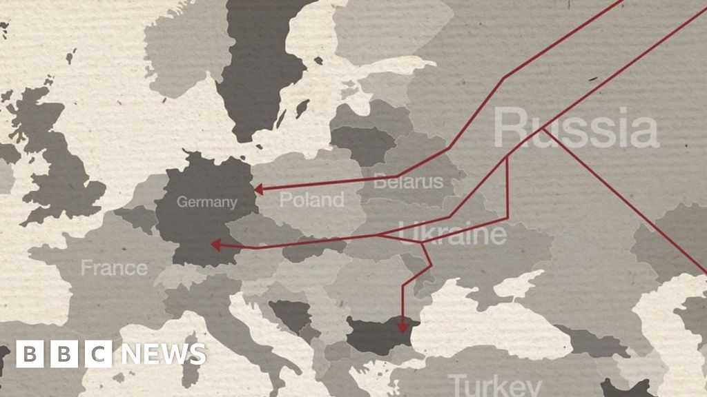 Here's what Europe's 'pipeline politics' look like - BBC News