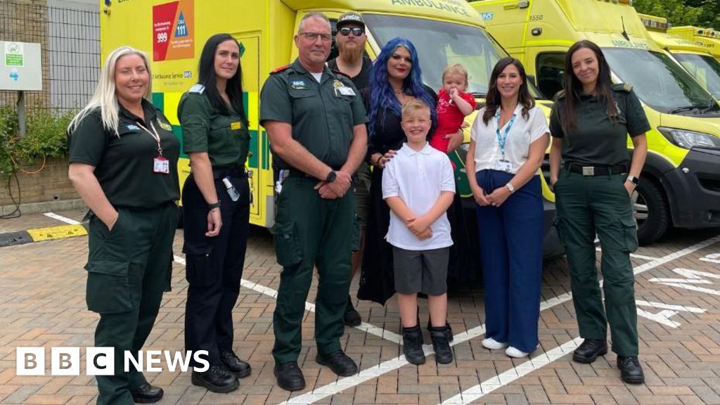 Hassocks Woman Reunited With Paramedics Who Saved Her Life Bbc News