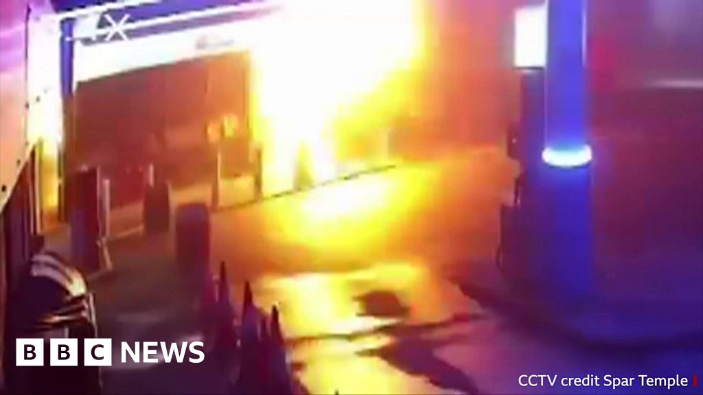 County Down: 'Miracle no one was hurt' after petrol station ATM ...