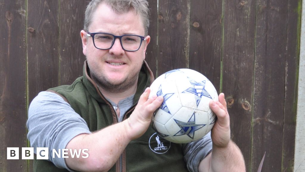 Disabled football coach recalls 'upsetting' rejection as child