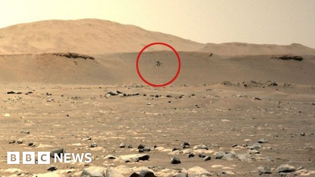 Ingenuity Mars helicopter makes third successful flight - BBC News