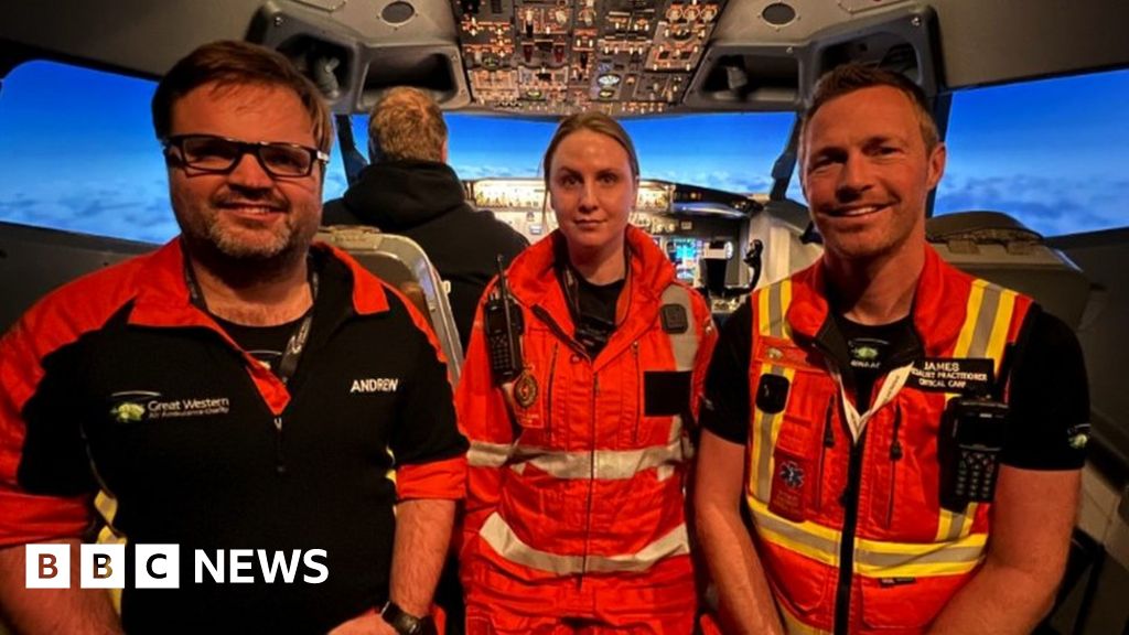 Gloucester Flight Simulators raise £6,500 for air ambulance charity ...