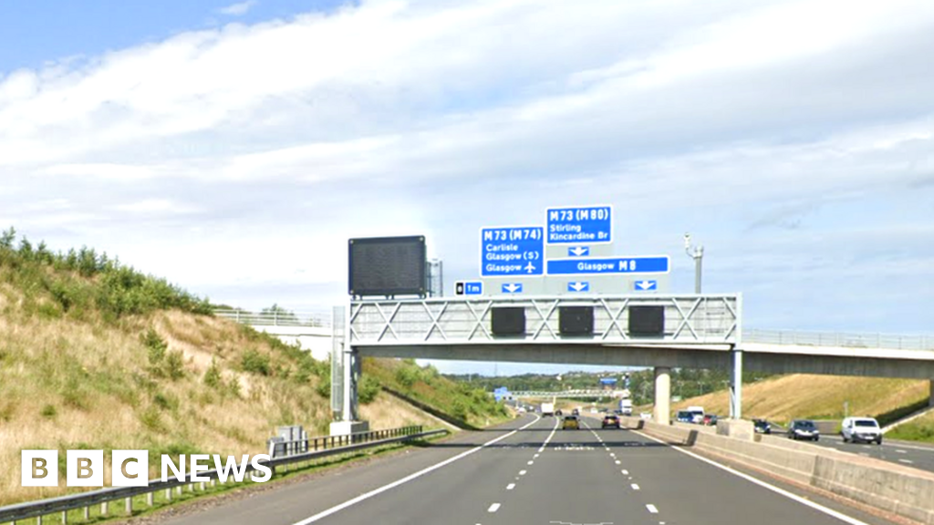 Pedestrian Struck By Cars On M8 Near Glasgow Is Identified