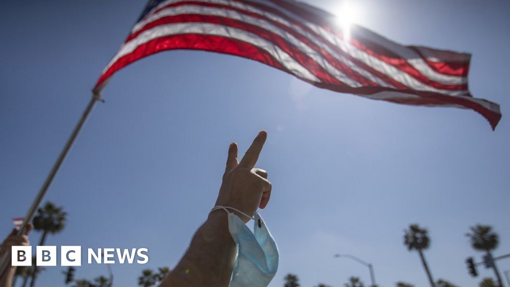 Coronavirus: Why is there a US backlash to masks? - BBC News