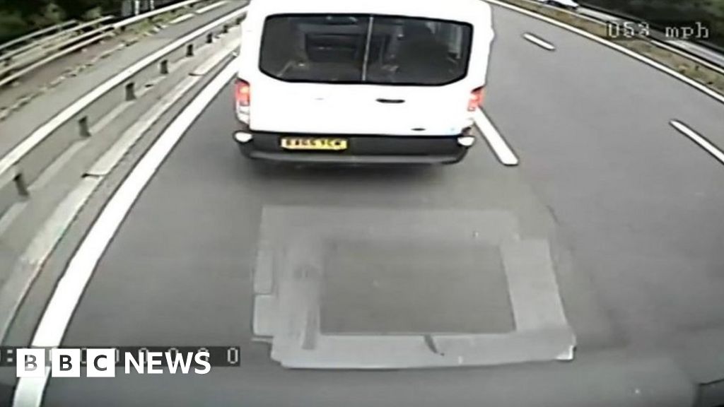 Dashcam from lorry in fatal M4 crash