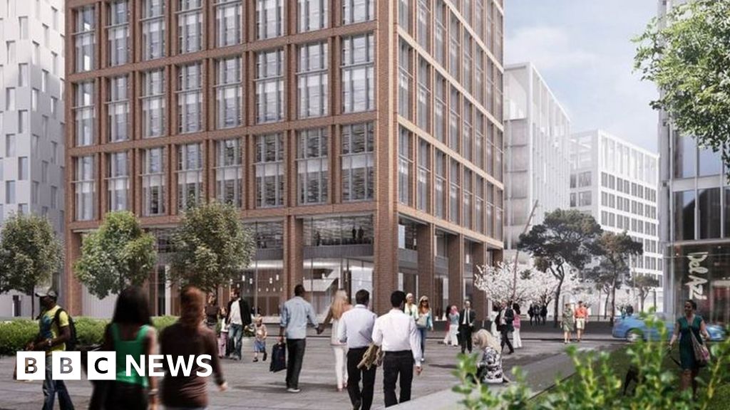 Building begins at Coventry's £59m Friargate business district - BBC News