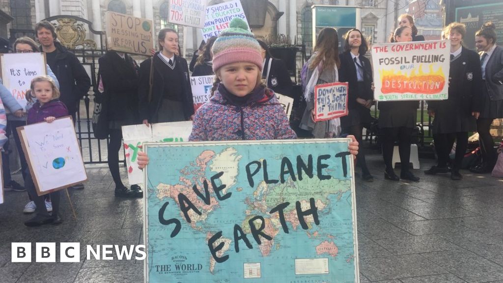 Belfast holds climate change protest