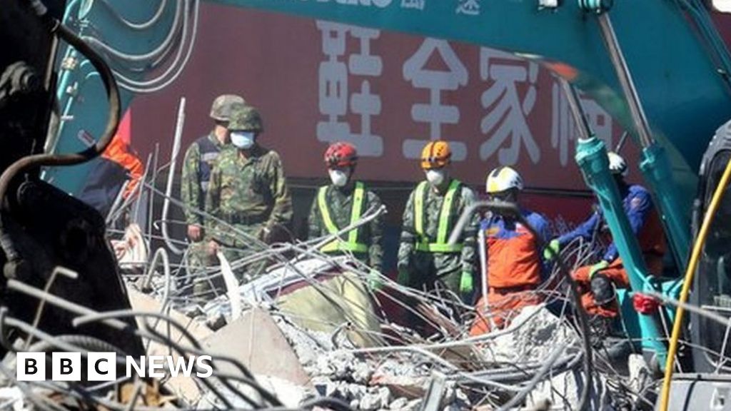 Taiwan quake death toll reaches 116, as rescue ends - BBC News