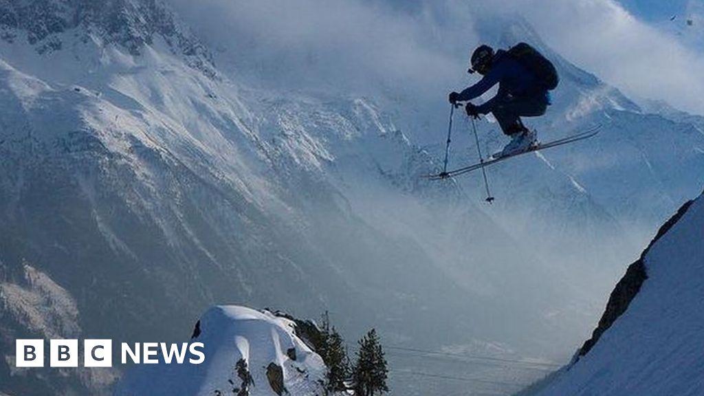 Chasing a passion for skiing during Covid pandemic - BBC News