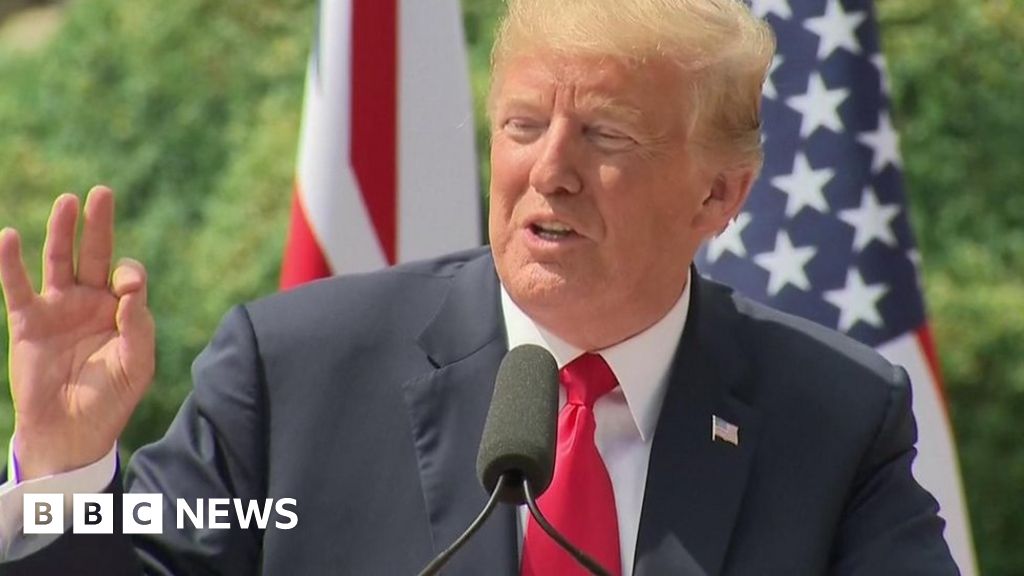 Trump rows back on the Sun 'fake news' claim