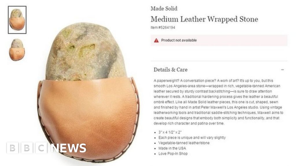 US doctor sells stones for $85 each - but for a good cause - BBC News