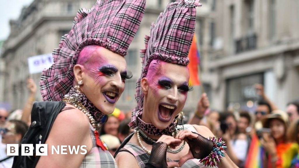 Pride in London marks 50 years of protest - BBC News
