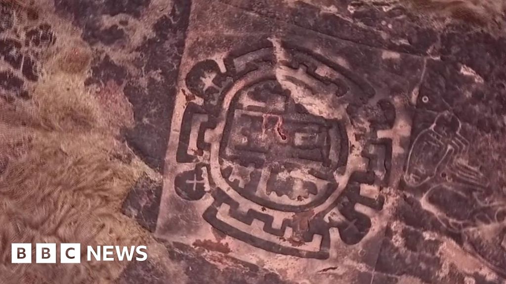 Stunning aerial shots of India's prehistoric art