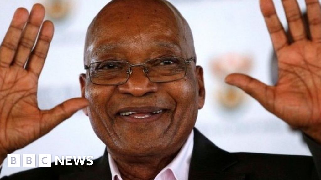 South Africa's Jacob Zuma down but not quite out - BBC News