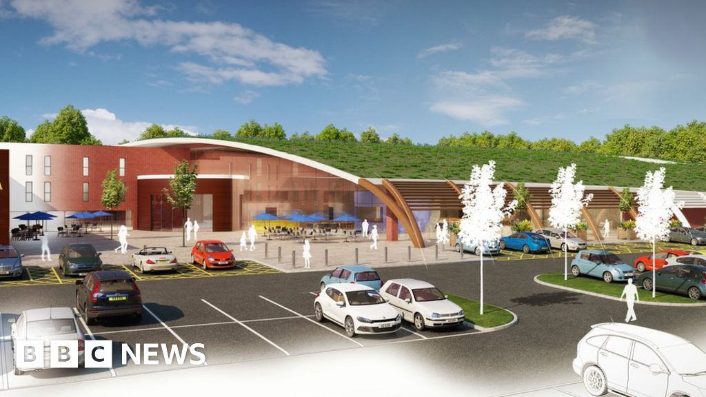 Protest held over M1 service station proposal for Smithy Wood - BBC News