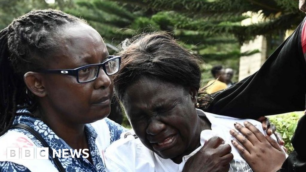 Kenya attack: Images from Dusit hotel complex attack - BBC News