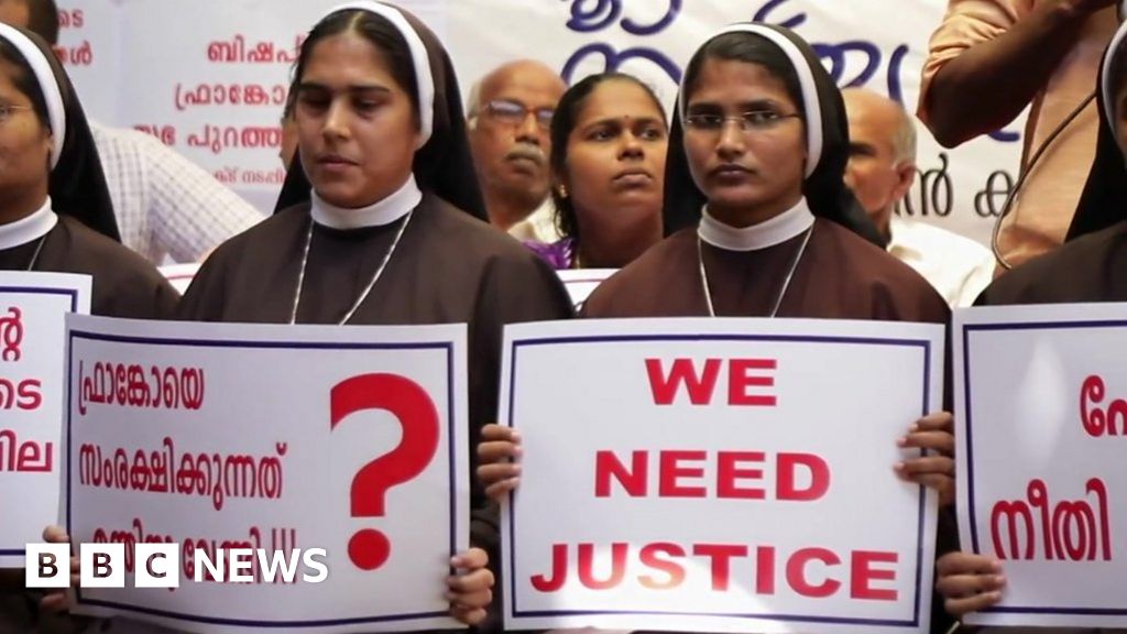Nuns in India protest alleged rape of a nun by bishop - BBC News