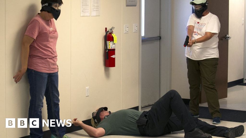 Inside a US training course to arm teachers