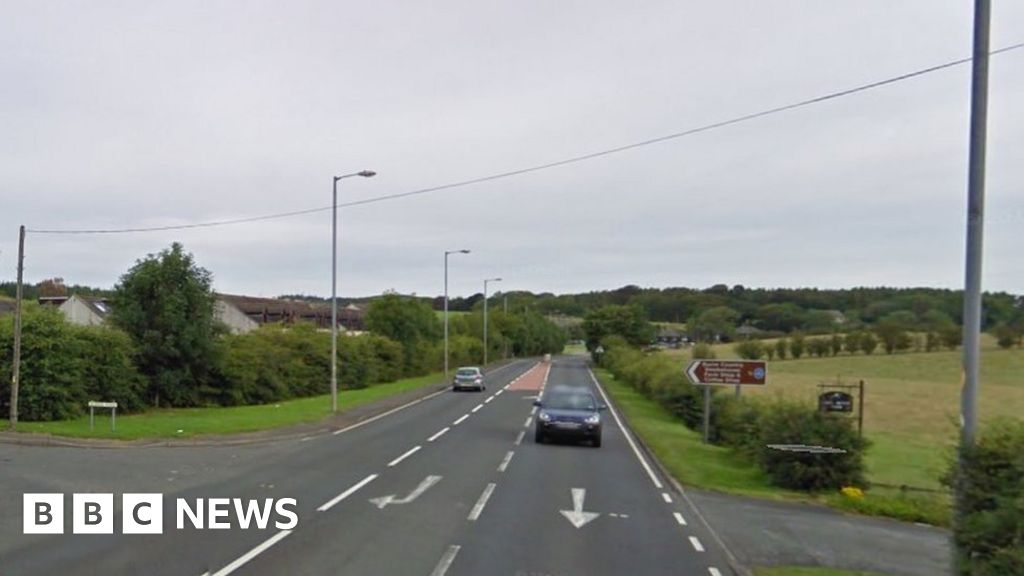 Driver, 57, in hospital after lorry overturns