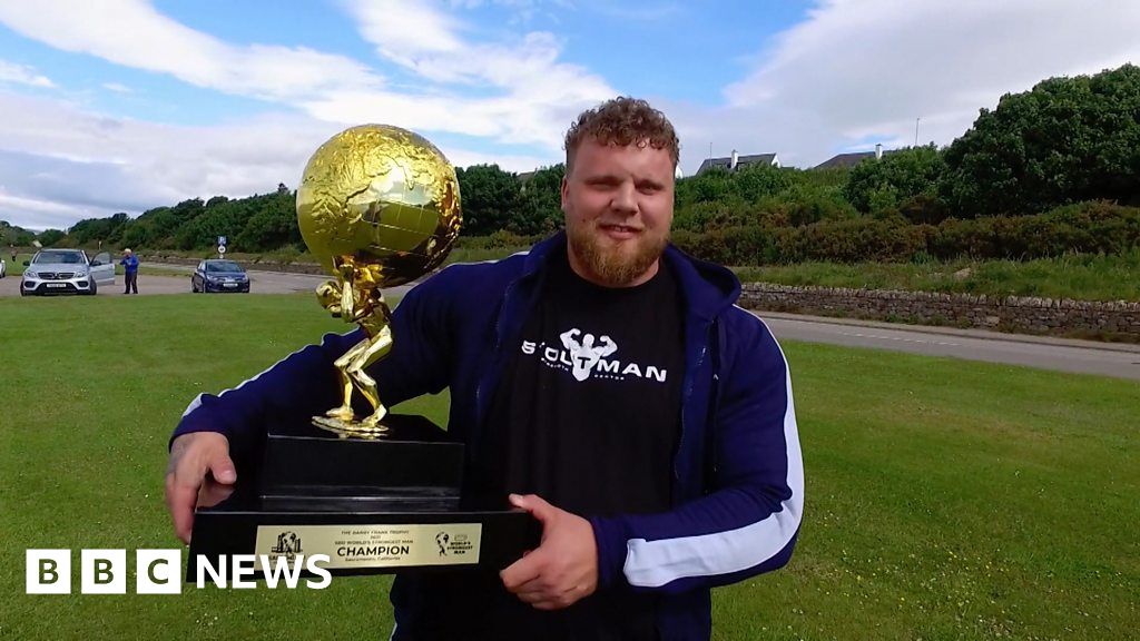 'Autism and Strong Man go together' says World's Strongest Man - BBC News