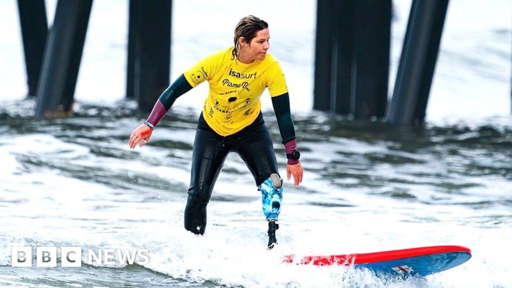 Bournemouth amputee says surfing helped rediscover identity