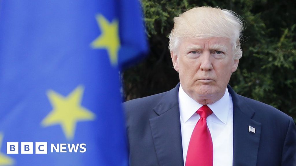 Donald Trump: European Union is a foe on trade - BBC News