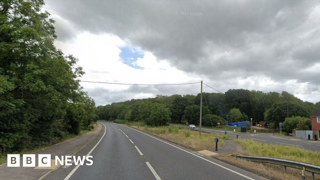 A27: Man taken to hospital after crash with stationary police car - BBC ...