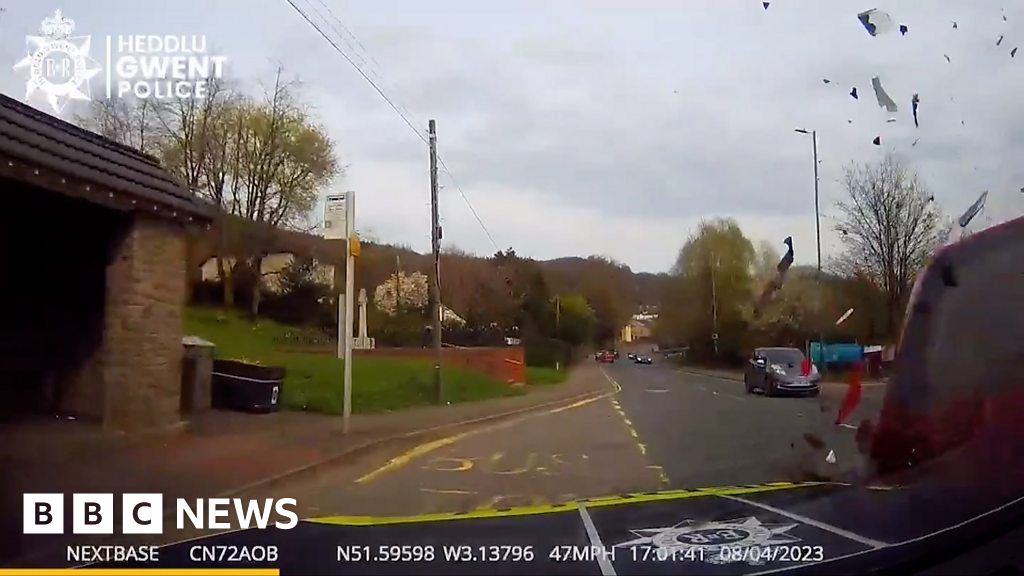 Caerphilly: Teenager's 113mph in hijacked police car - BBC News