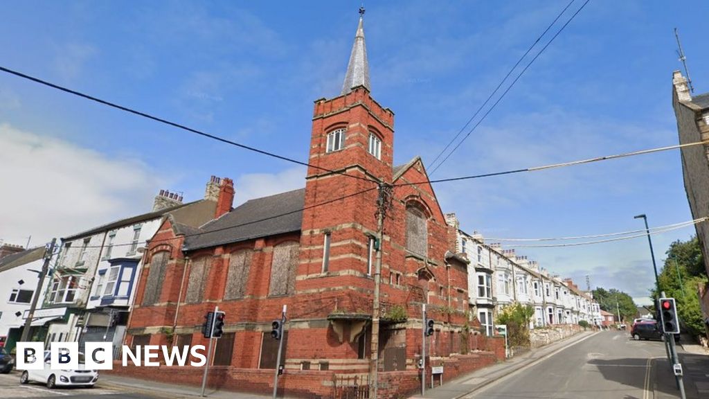 Derelict Loftus church to become artists' centre - BBC News