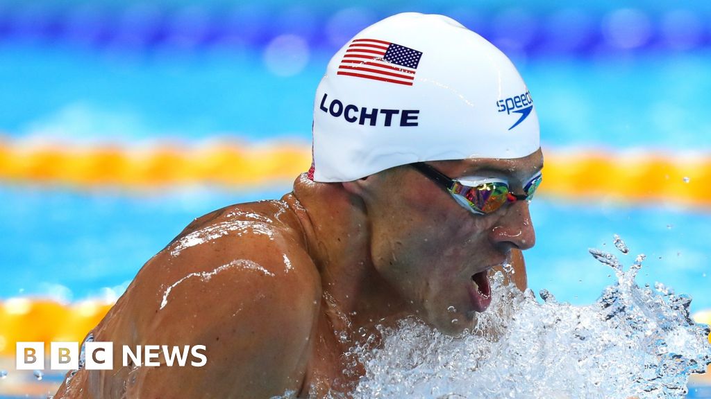 Rio Olympics: Swimmer Lochte apologises for 'robbery' saga - BBC News