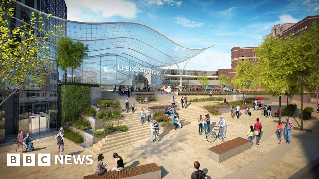 Plans unveiled for £500m Leeds railway station revamp - BBC News