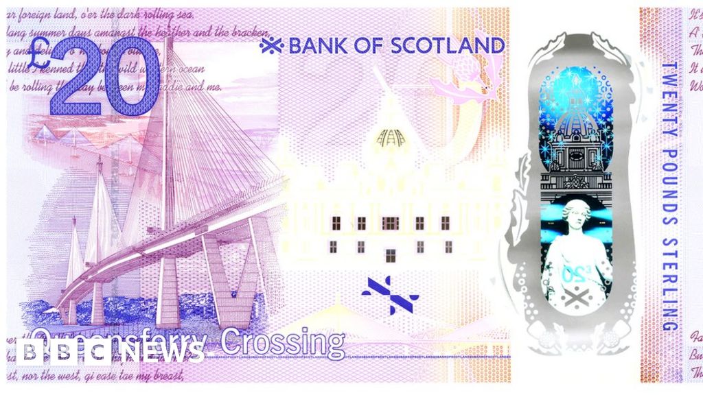 Queensferry Crossing celebrated on new £20 note - BBC News