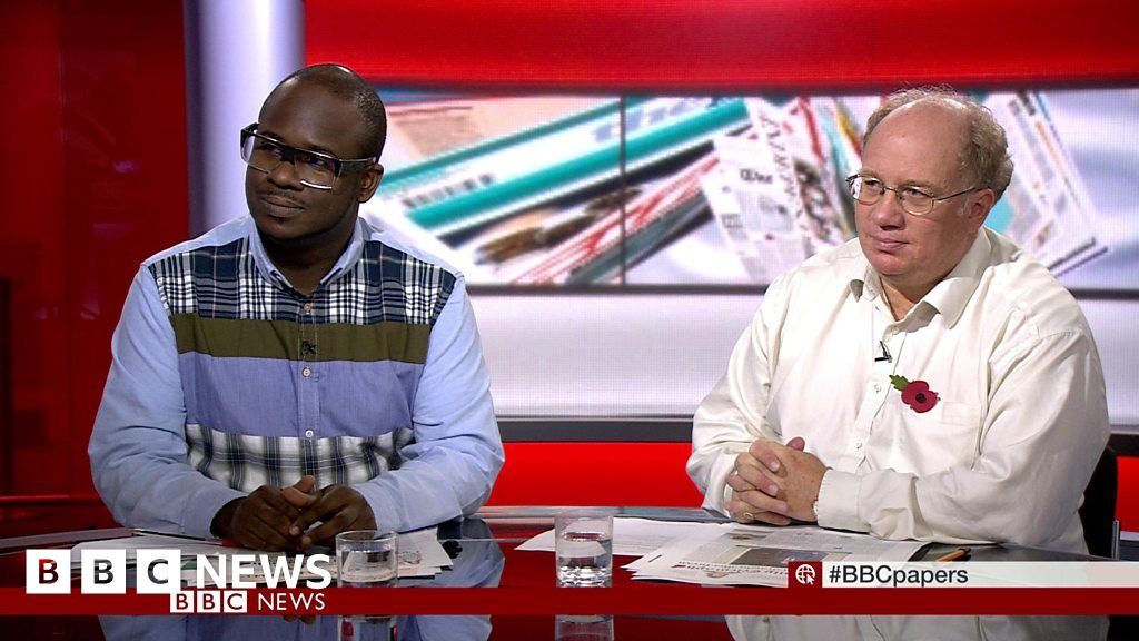 Edward Adoo and James Rampton review Tuesday's papers on BBC News - BBC ...