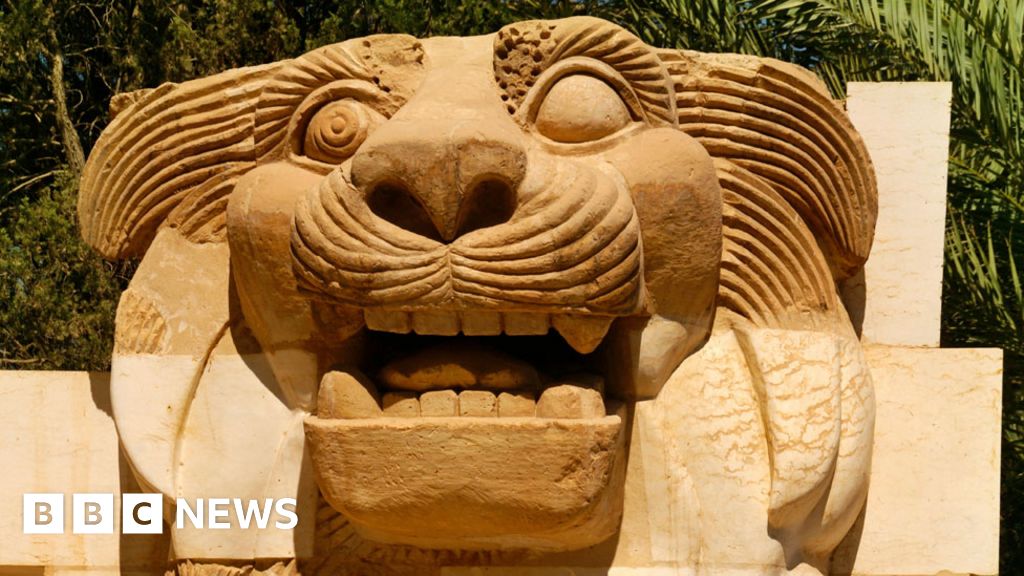 Museum of Lost Objects: The Lion of al-Lat - BBC News